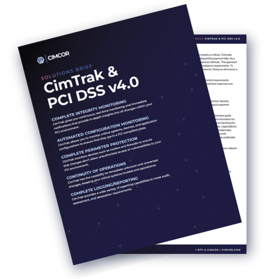 CimTrak Simplifies PCI DSS v4.0 Compliance